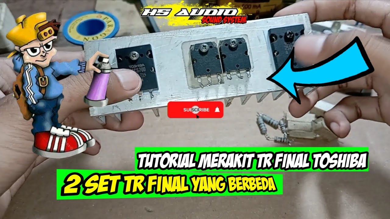 cara pasang tr final toshiba 1 set dengan mudah 100% bisa - YouTube