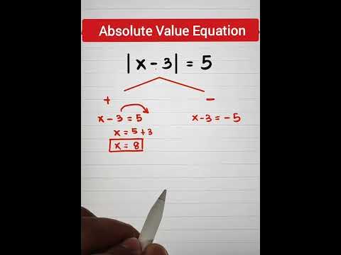 Solving Absolute Value Equations #mathteachergon #algebra # ...