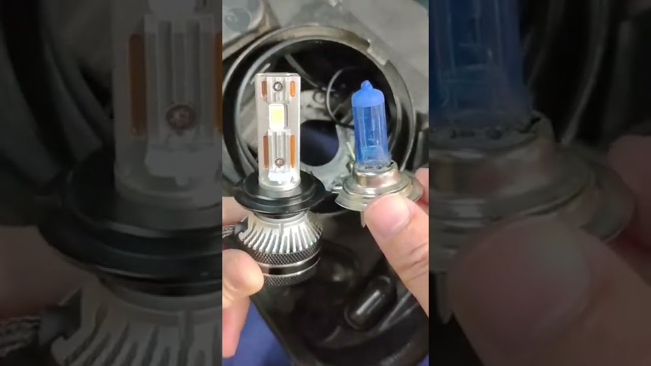 How to Easily Replace Halogen H7 Bulb with RX50 H7 70W LED Headlight ...