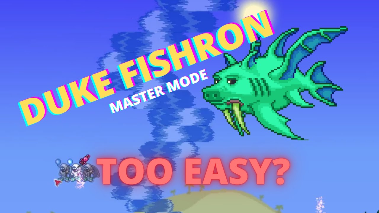 DUKE FISHRON (GUIDE - TRICK) in Master Mode with Pre-Plantera Build ...