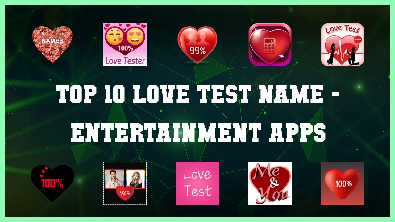 Top 10 Love Test Name Android Apps - YouTube