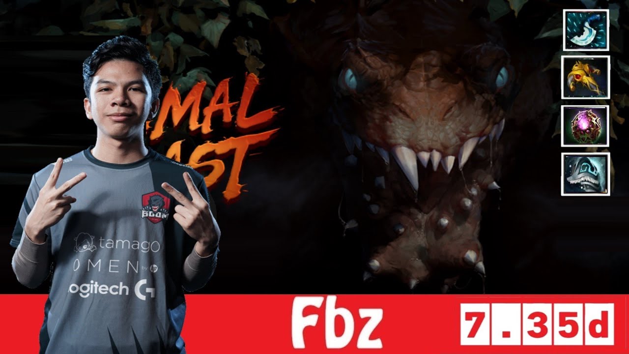 [DOTA 2] Fbz the PRIMAL BEAST [OFFLANE] [7.35d] - YouTube