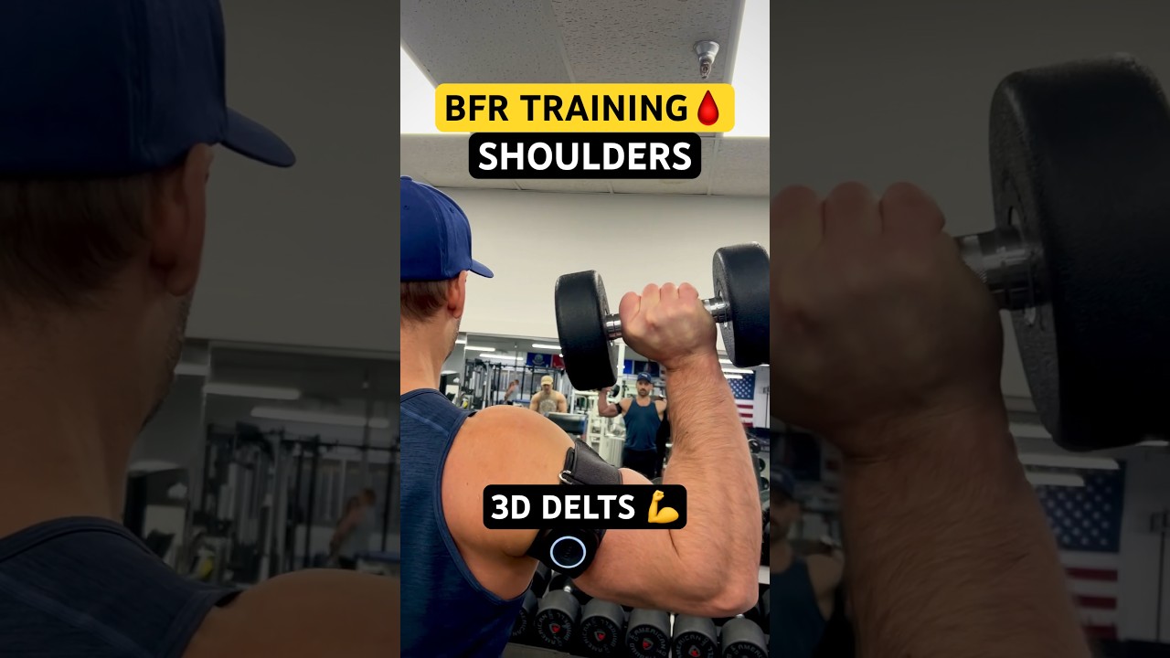 BFR Training for BOULDER SHOULDERS 💪 #bfrtraining - YouTube