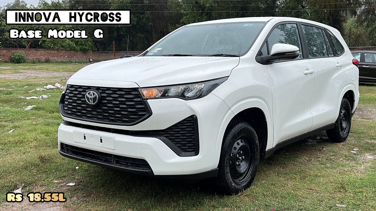 सरकारी Car @ Rs18.55L 🔥 New Toyota Innova Hycross G Base Model 2023 ...