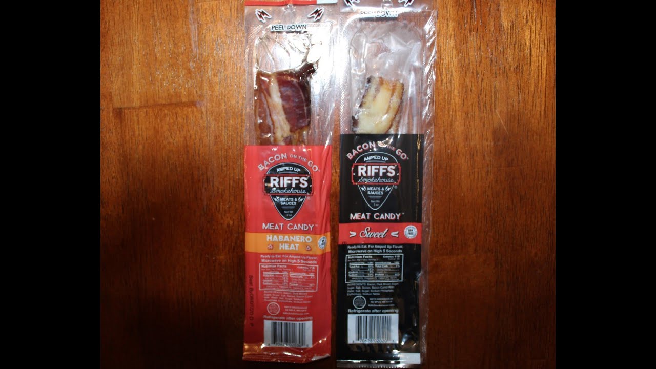 Bacon On The Go Amped Up Riffs Smokehouse Meat Candy: Habanero Heat ...