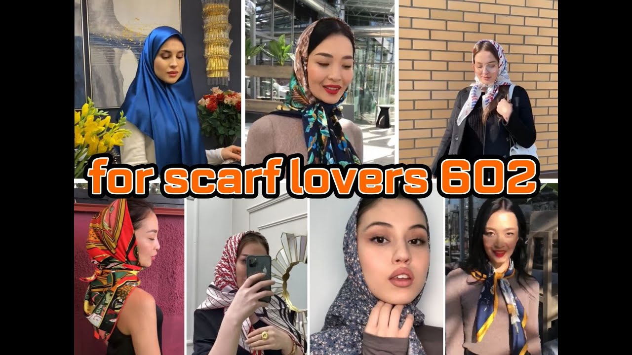 for scarf lovers 602 - YouTube