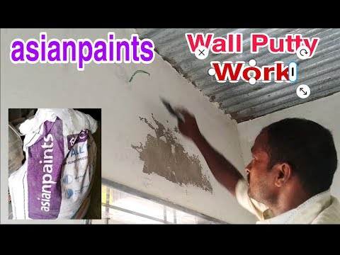 asianpaints wall putty work in jalna - 9890506053 - YouTube