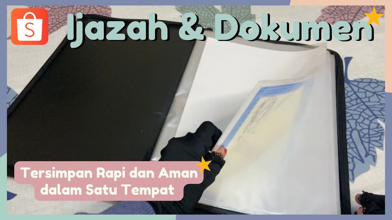 MAP DOKUMEN IJAZAH | Tempat Menyimpan Ijazah Rapi dan Aman | #unboxing ...