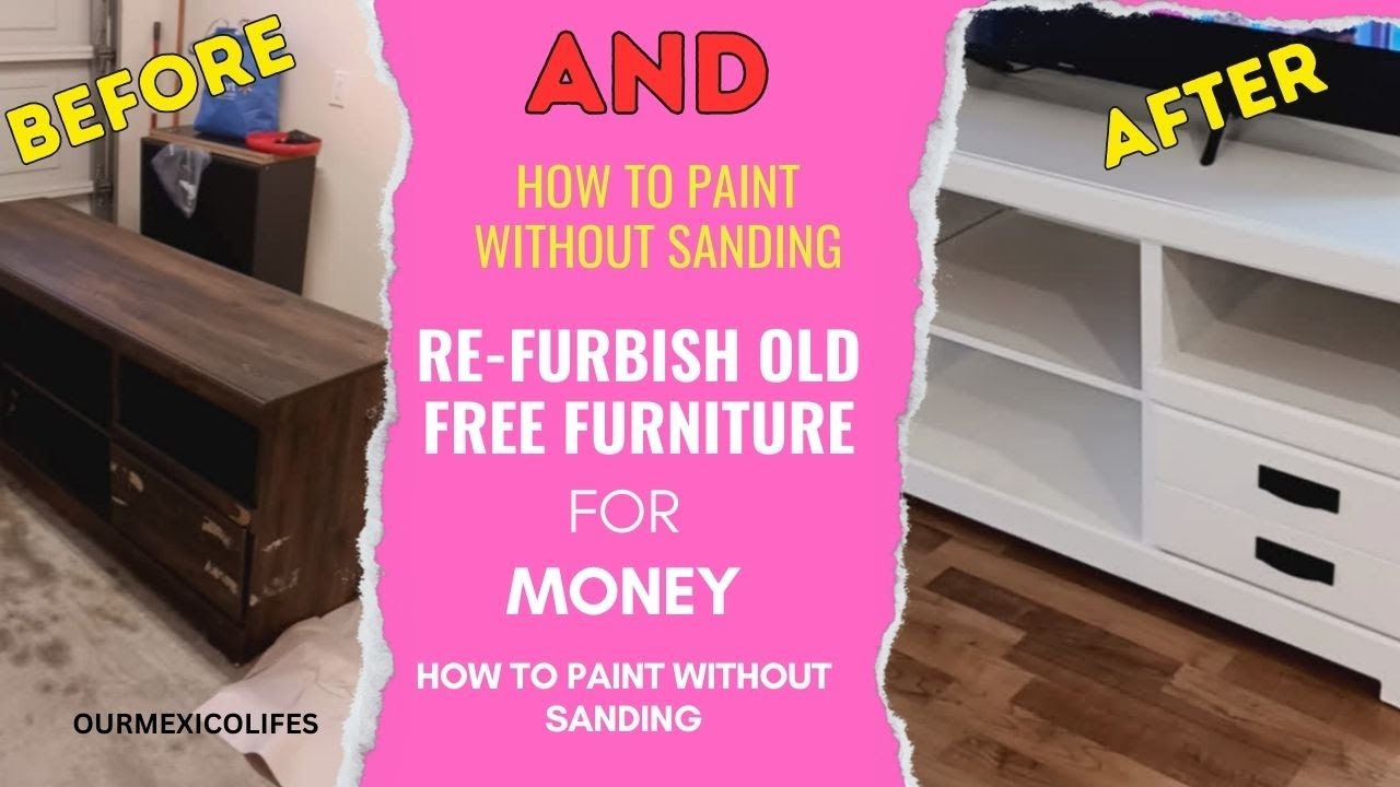 HOW TO PAINT WITHOUT SANDING / HOW PAINT WITHOUT SANDING / NO SANDING ...