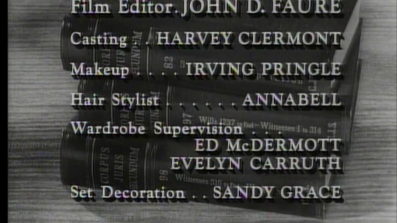 Perry Mason Ending (1963)/ Viacom Enterprises (1986) [1080p60] - YouTube