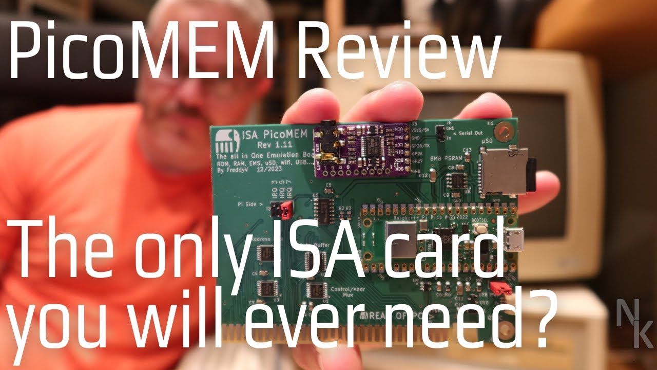PicoMEM ISA Card Review - YouTube