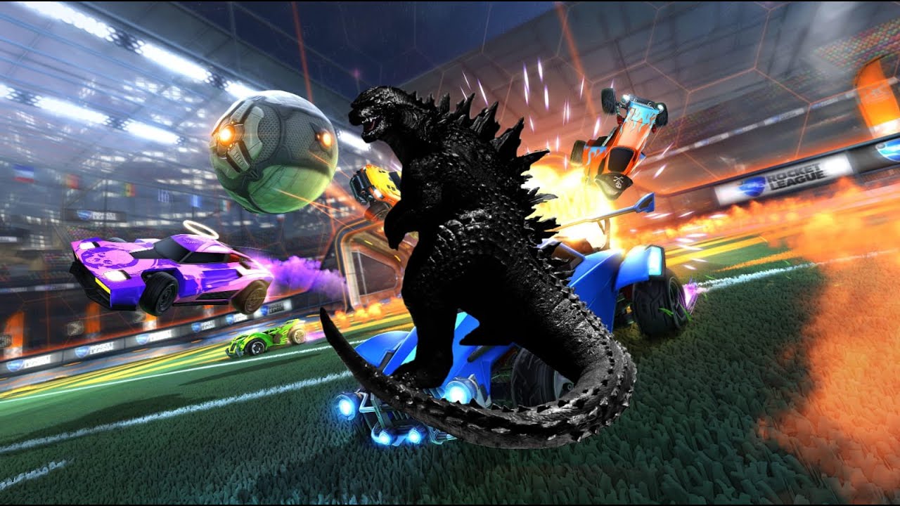 Godzilla Ci Attacca Su Rocket League -Primo Video - YouTube