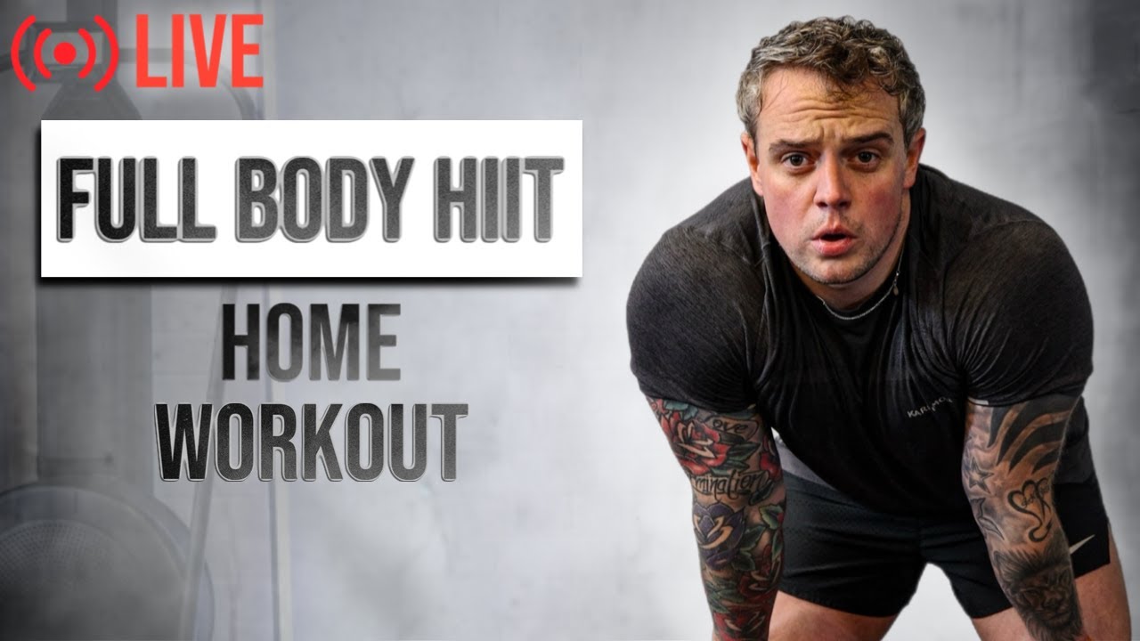 Live Fat Burning HIIT Workout at Home | No Equipment Needed - YouTube