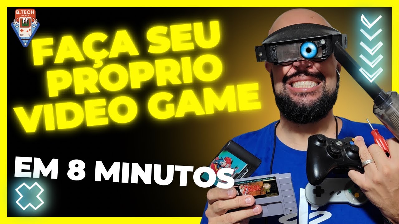 Seu Proprio Video game em 8 Minutos : Passo a Passo - YouTube