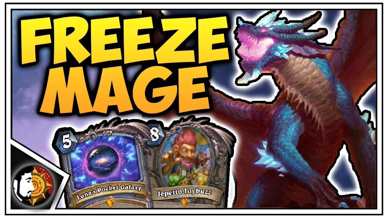 Hearthstone: Legend DEEP Freeze Mage - Rise Of Shadows - YouTube