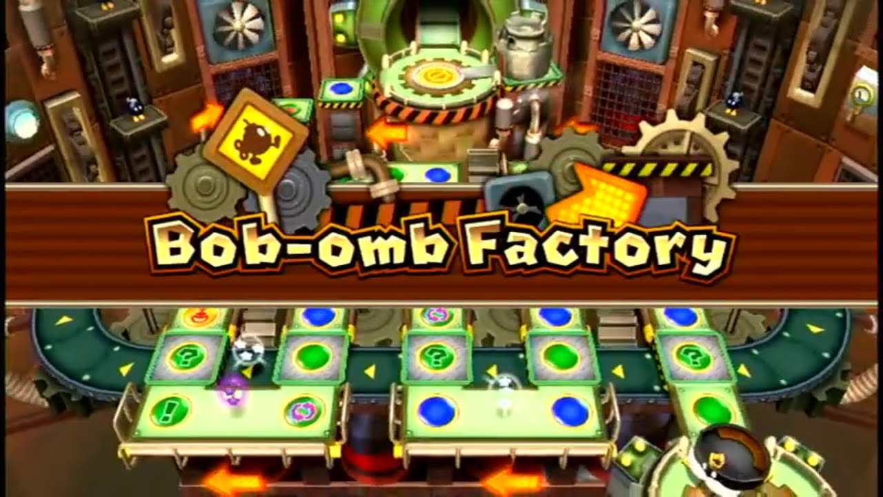 Mario Party 9 | Bob-omb Factory - YouTube
