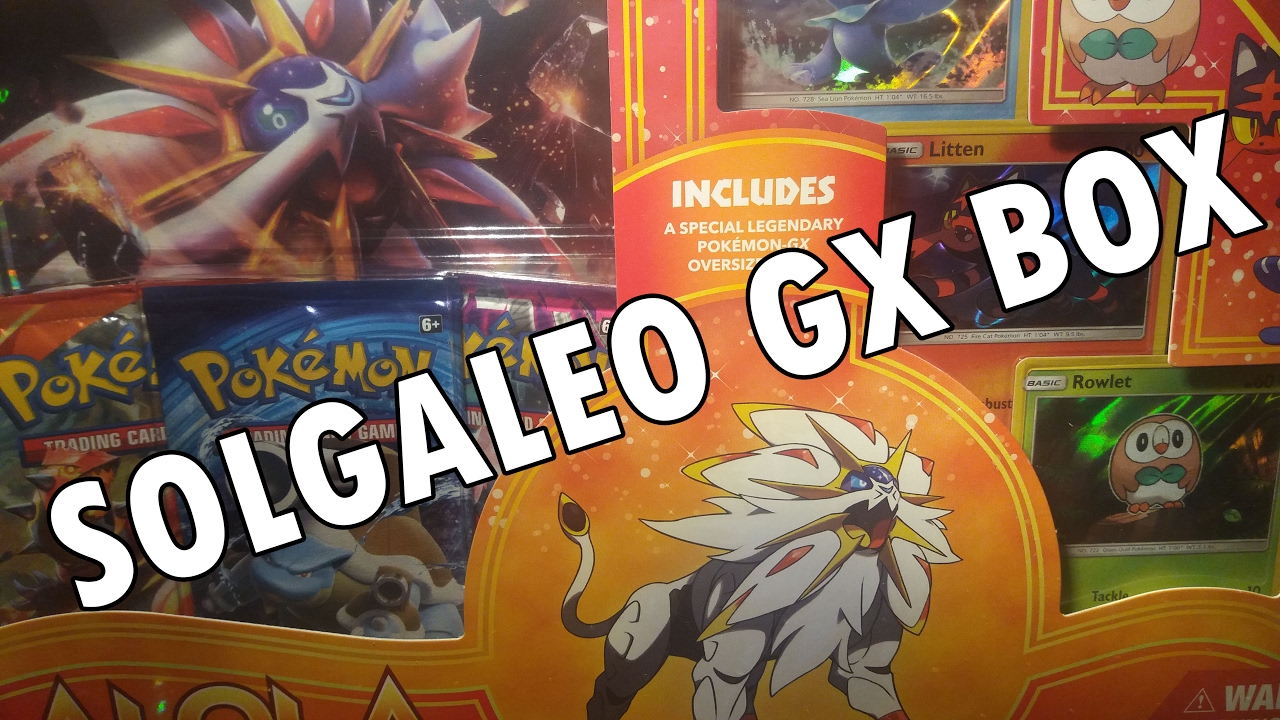 DEJAVU - POKEMON SOLGALEO GX BOX OPENING - YouTube