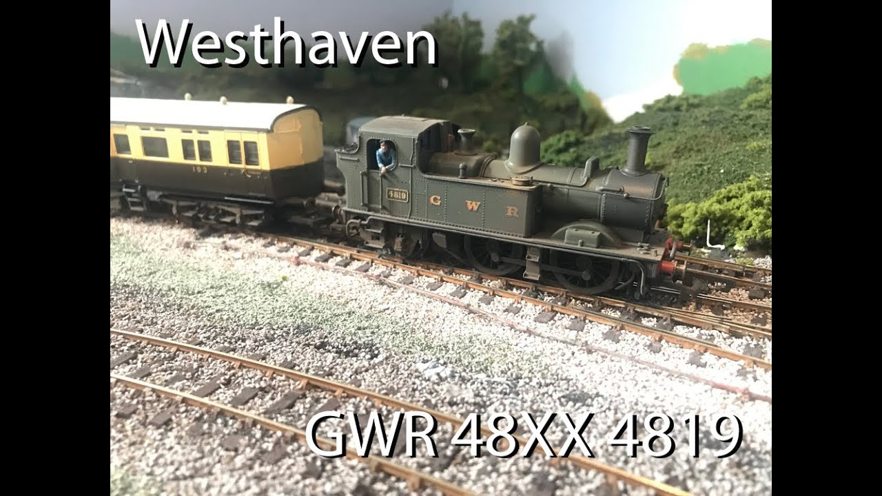 Hornby 48XX 4819 arrives in Westhaven. - YouTube