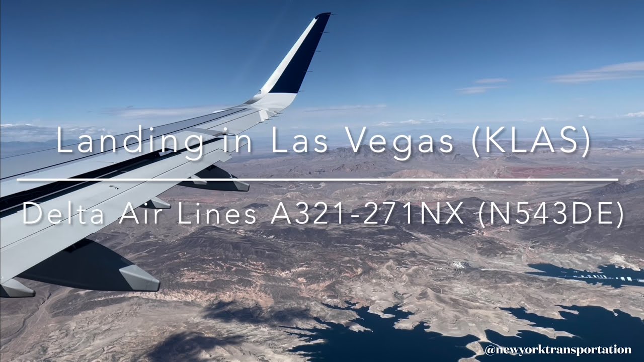 Landing in Las Vegas Runway 26L on Delta Air Lines A321-271NX NEO ...