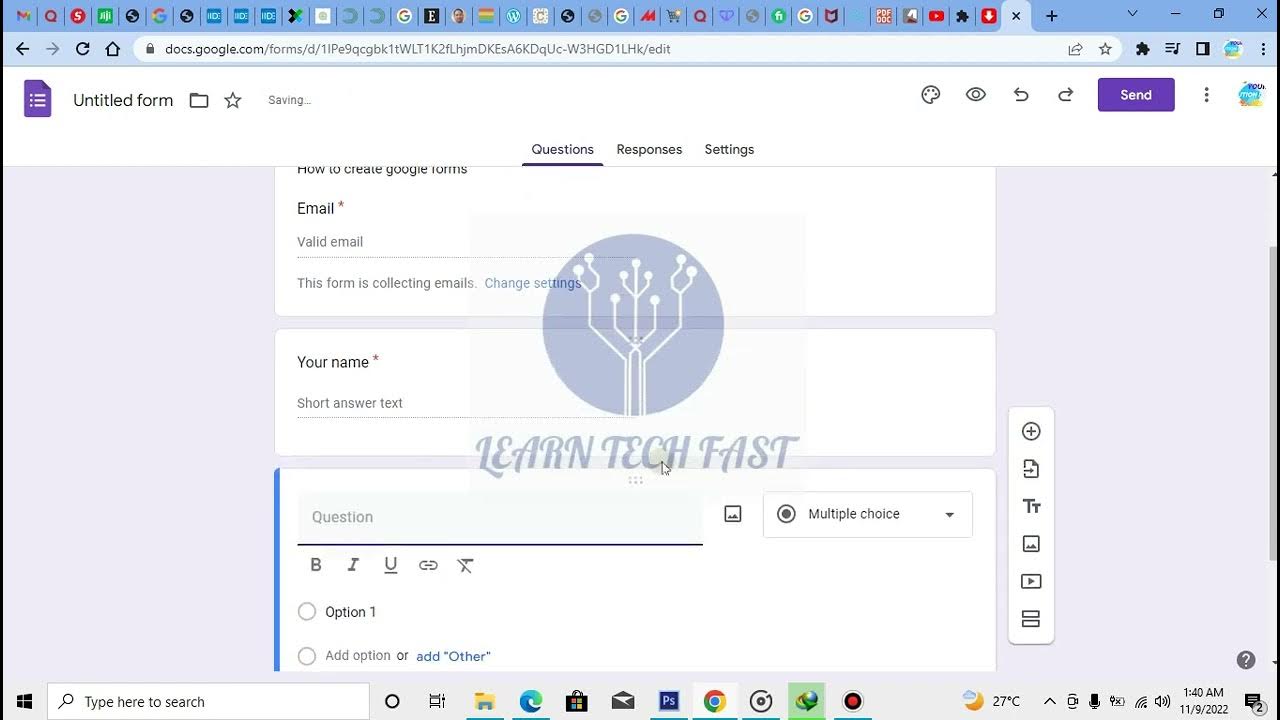 STEP-BY-STEP PROCEDURE ON HOW TO CREATE SIMPLE GOOGLE FORMS IN LESS ...