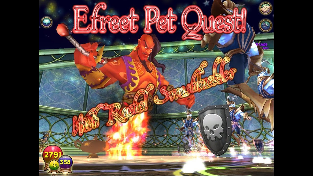 Wizard101: Efreet Pet Quest - YouTube