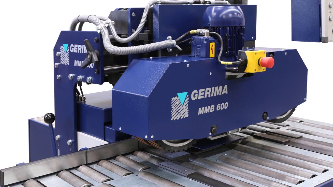 GERIMA MMB 600 C Kantenfräsmaschine / Beveling machine - YouTube