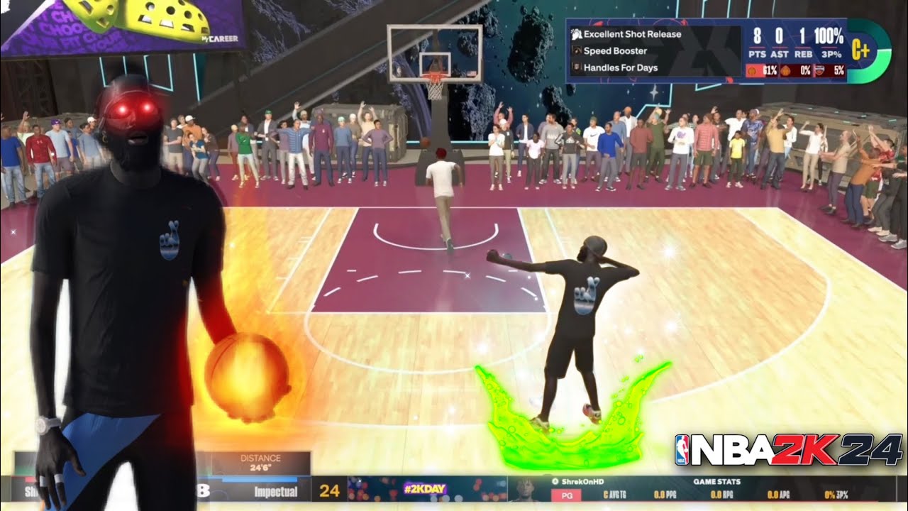 My FIRST ISO GAME on NBA 2k24 I WENT CRAZY 🥶 - YouTube