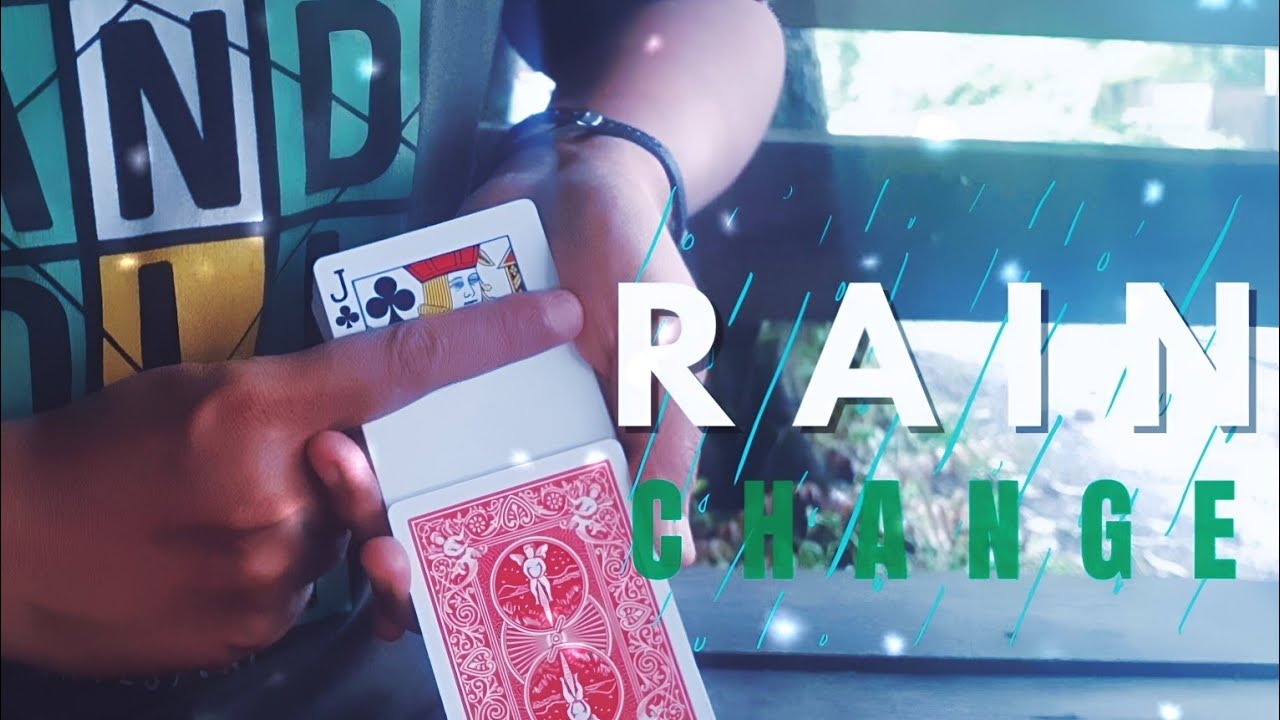 RAIN CHANGE | Visual Card Change (Magic Tutorial) - YouTube
