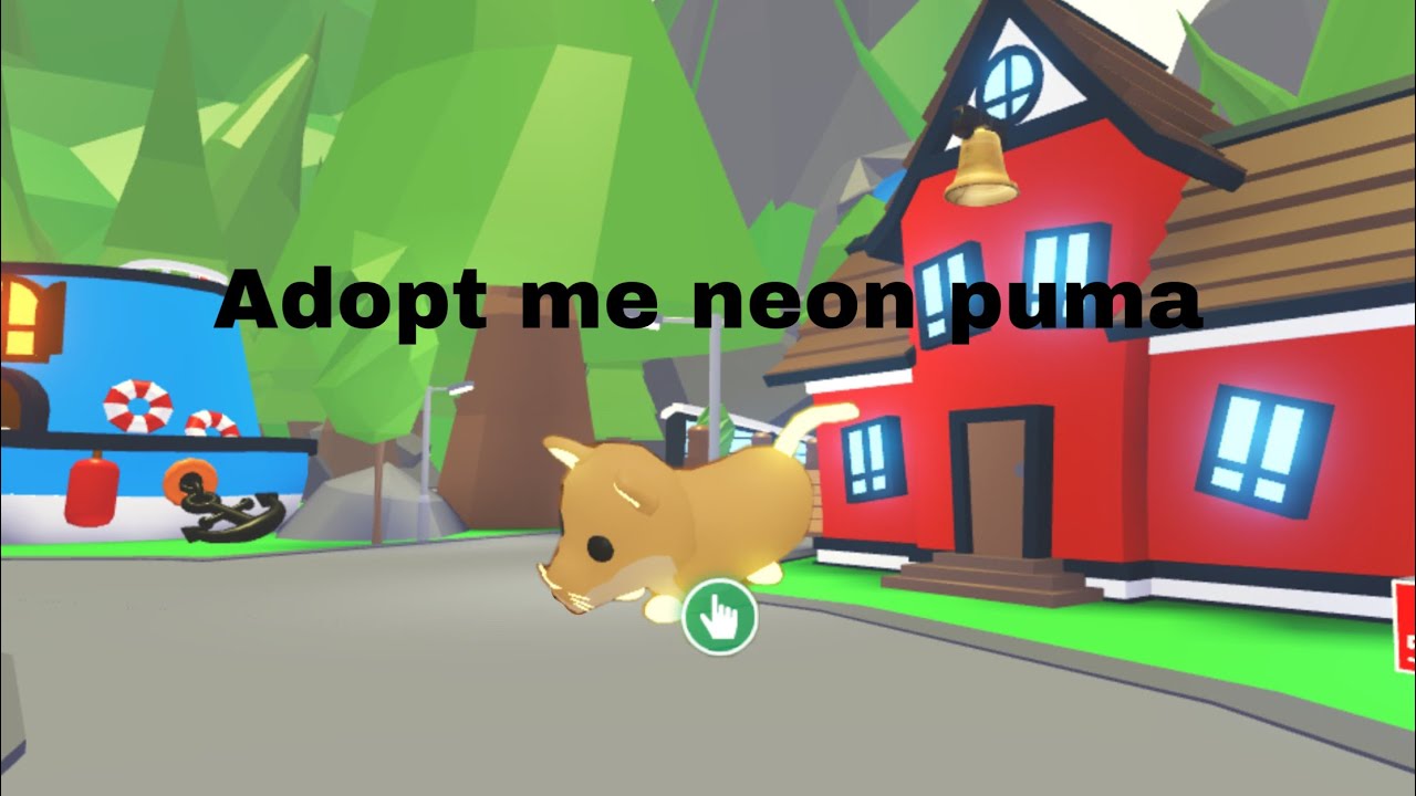 Roblox adopt me neon puma! #shorts - YouTube