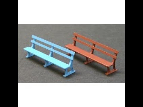 How to Make the LNER Benches kit in O gauge - YouTube