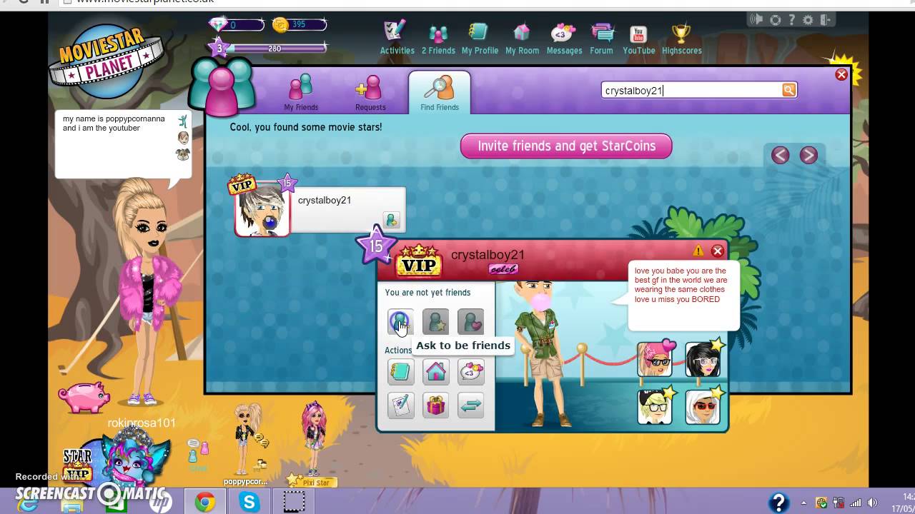 i mae a new msp add me im the youtuber yes i add me on msp - YouTube