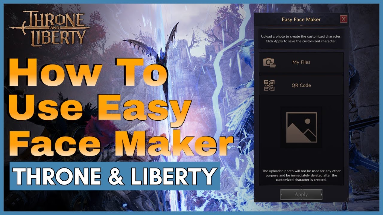 How to Use Easy Face Maker in Throne and Liberty - YouTube