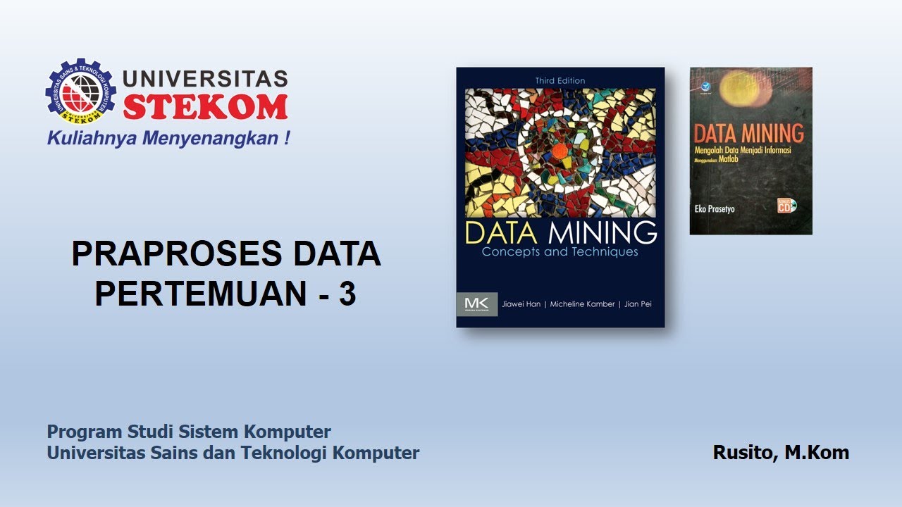 Praproses Data Kuliah Online Universitas STEKOM Semarang (P3) - YouTube