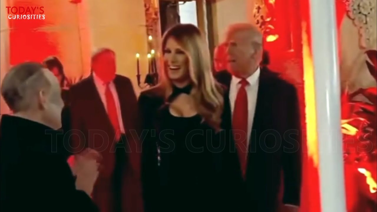 Melania Trump and Donald dress up as president and first lady for ...