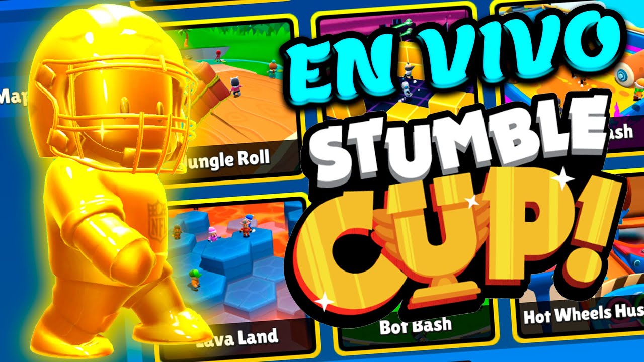 🔴🏆STUMBLE GUYS 0.45.2 EN DIRECTO 🏆STUMBLE CUP!👑VEN Y DEMUESTRA TU NIVEL ...