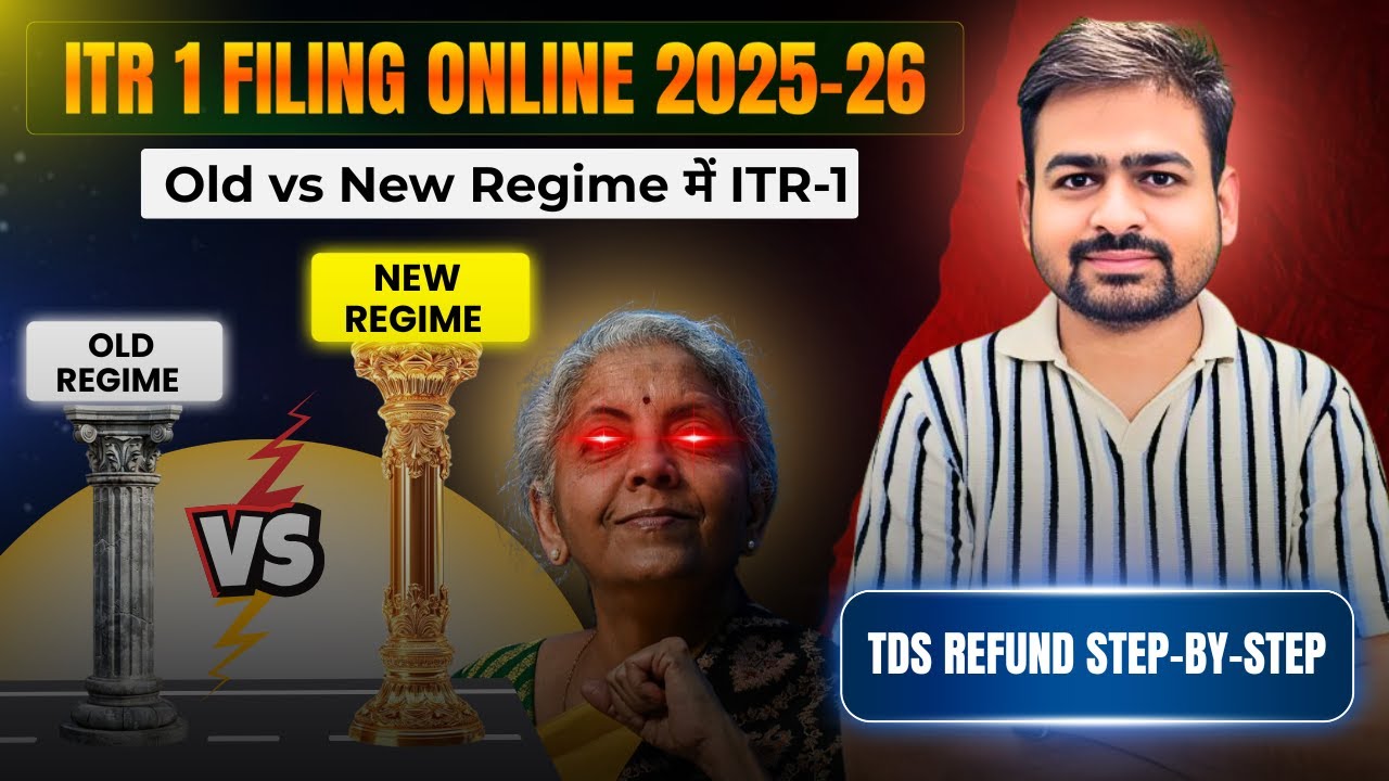 ITR 1 Filing Online 2025-26 | How to File ITR 1 For AY 2025-26 | ITR-1 ...