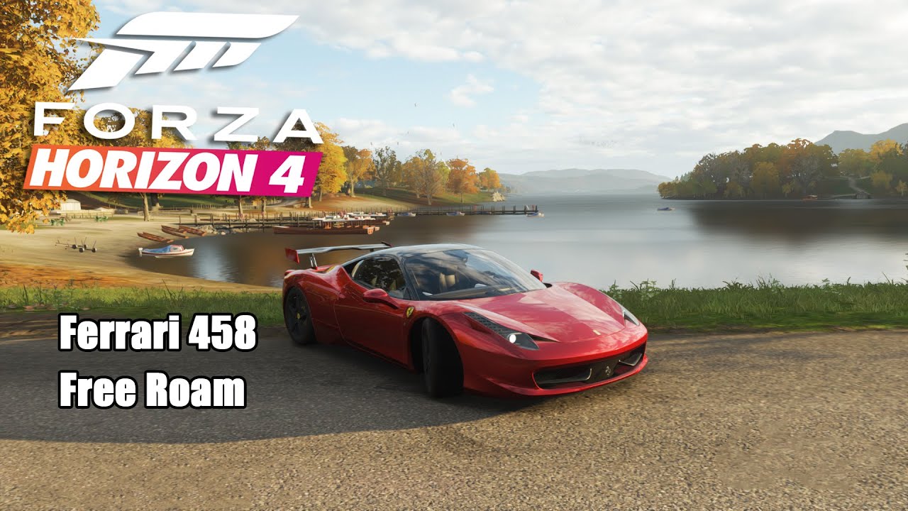 Forza horizon 4: Ferrari 458 2009 Free Roam Ultra setting RTX2060 - YouTube