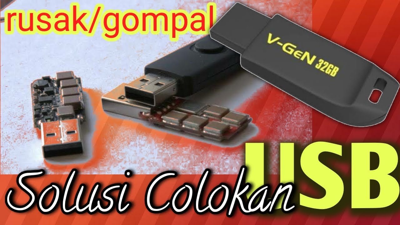 MUDAH!!! Solusi colokan USB yang Gompal atau Patah | DIY - YouTube