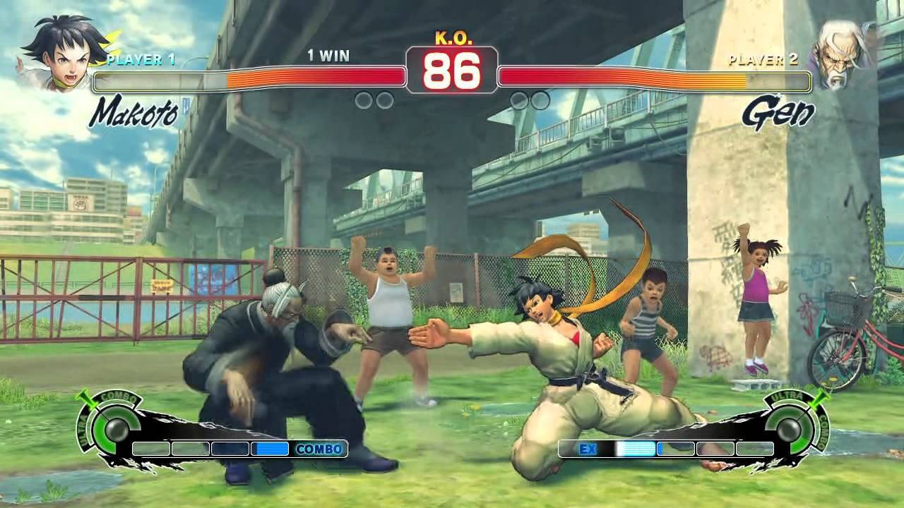 VSB SF4 League: Justin (Makoto) vs Yuki (Gen) - YouTube