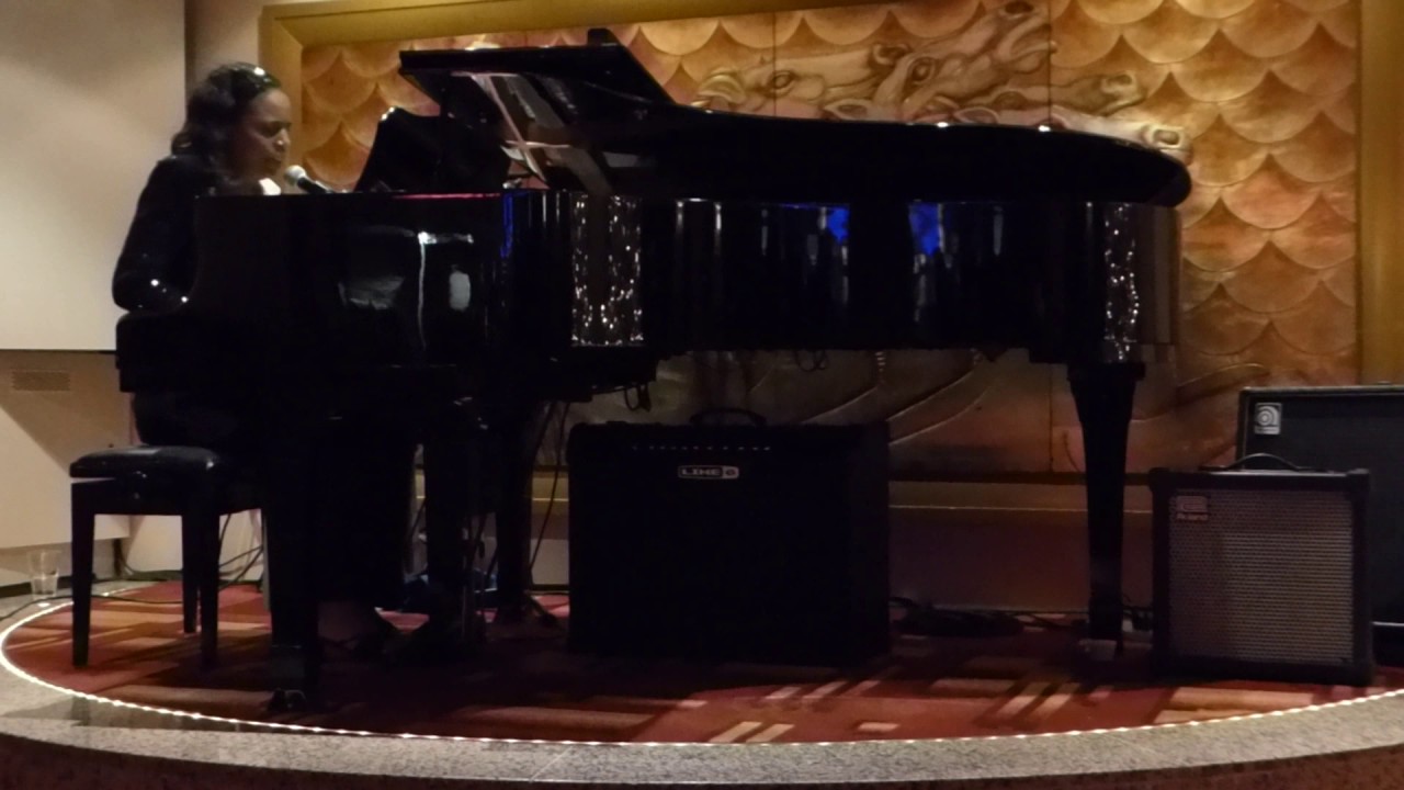 Pianist, Singer Felicia at Sea, Central America - December 2016 - YouTube