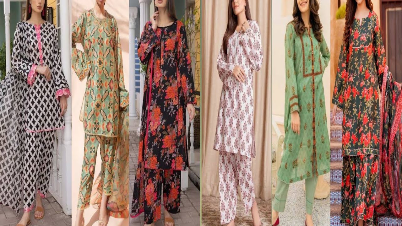 Same print suit design ideas 😍||Summers All over printed suit design ...
