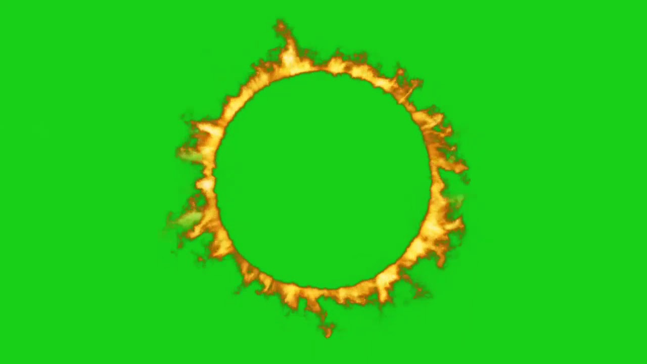 circle fire ( Green screen effects) - YouTube