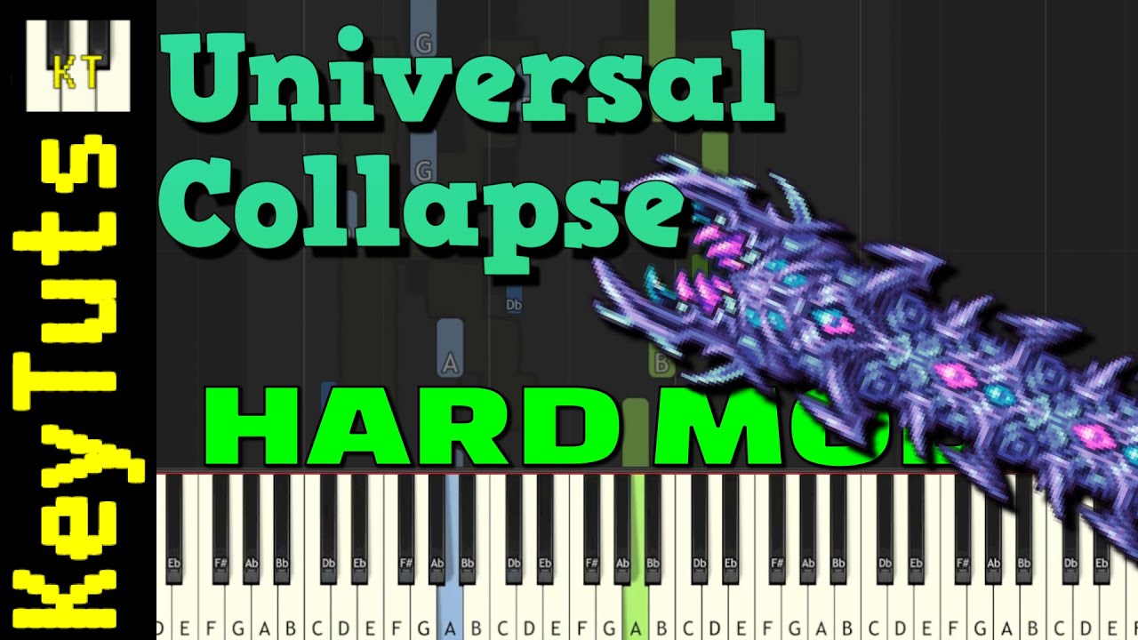 Universal Collapse [Terraria Calamity Mod] - Hard Mode [Piano Tutorial ...