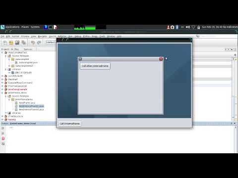 Calling JInternalFrame from other JInternal Frame in java Netbeans 2017 ...