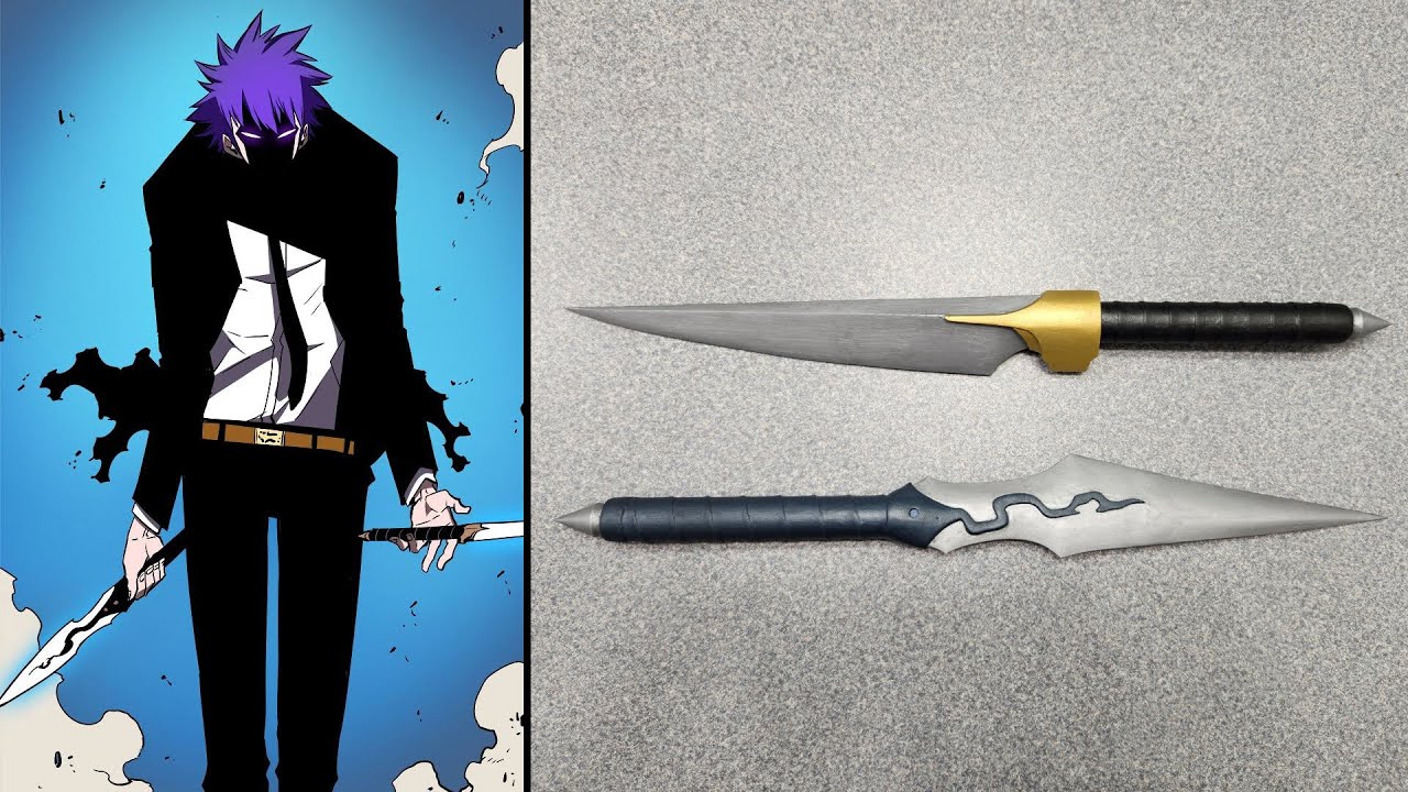 Kang Taeshik's Daggers from Solo Leveling - YouTube