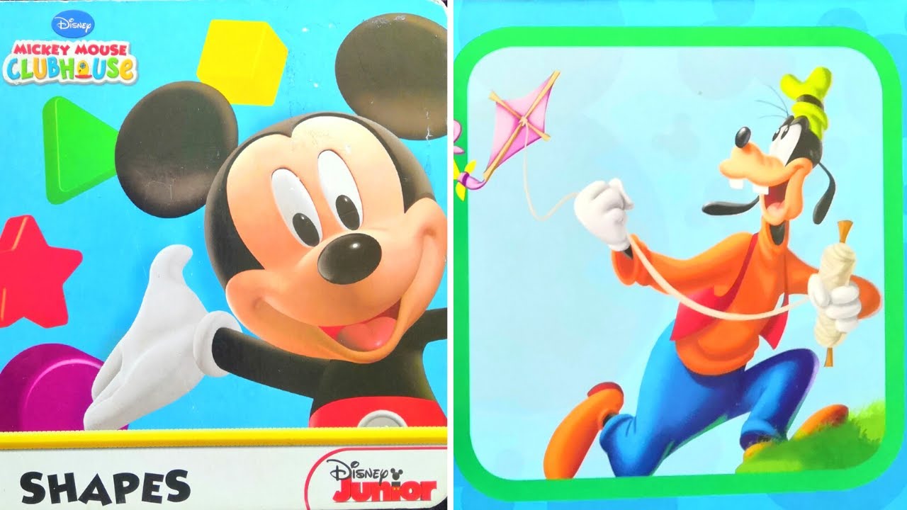 Kids Read Aloud in English | Learn Shapes with Mickey | Story Telling ...