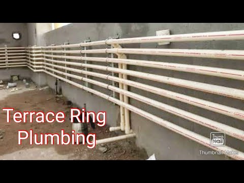 Terrace Ring Line High Quality Plumbing work| #Part 2|| Terrace ...