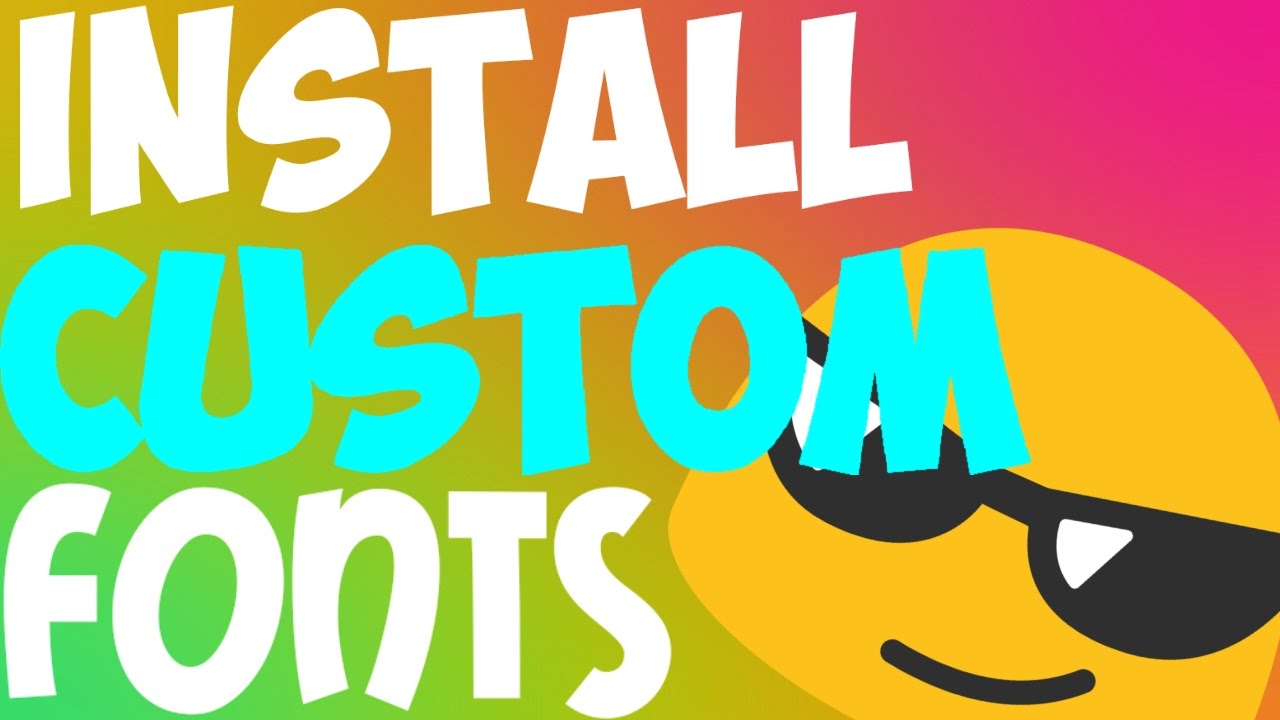 How To Install Custom Fonts On Android 2017 2018 EASY YouTube How To Install Custom Fonts On Android 2017 2018 EASY YouTube
