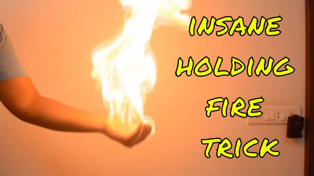 How To Hold Fire On Hands Trick | DIY Project - YouTube