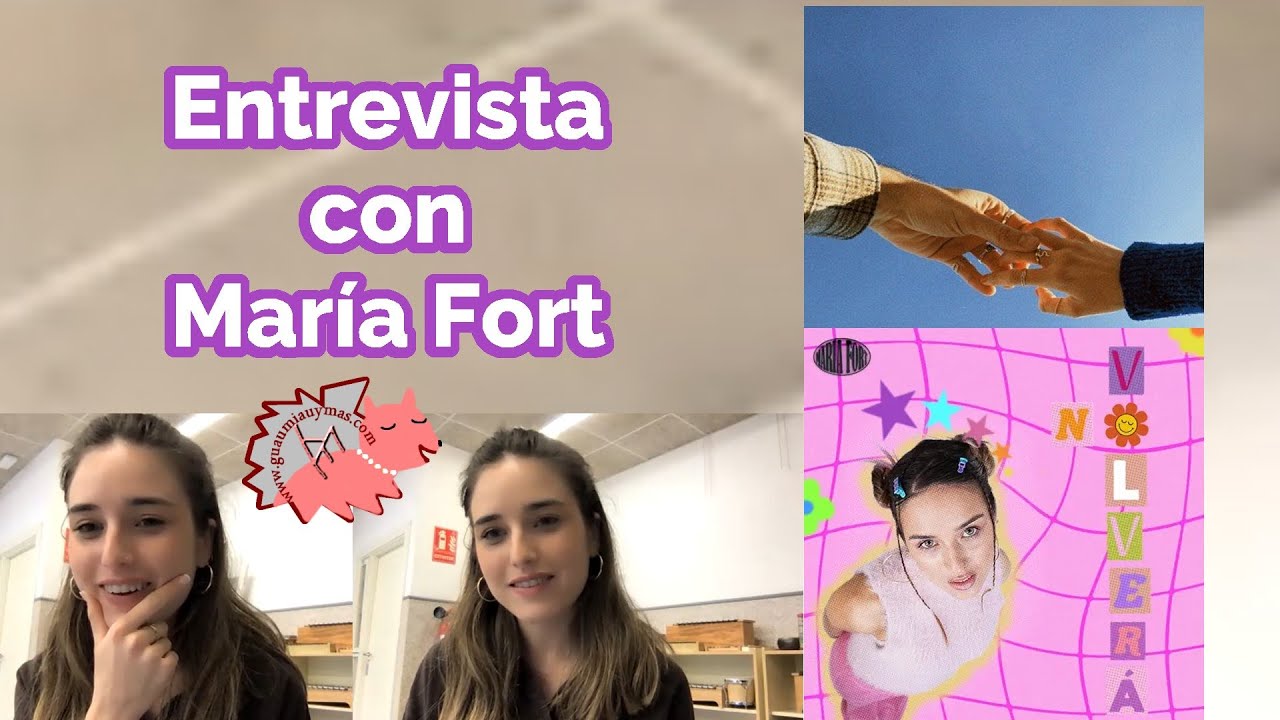 Entrevista con María Fort sobre su carrera musical , "Sense Guions ...